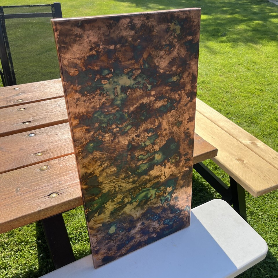 Fabulous Vertical Distressed Copper Designer Radiator 405/805mm 1000btu ...