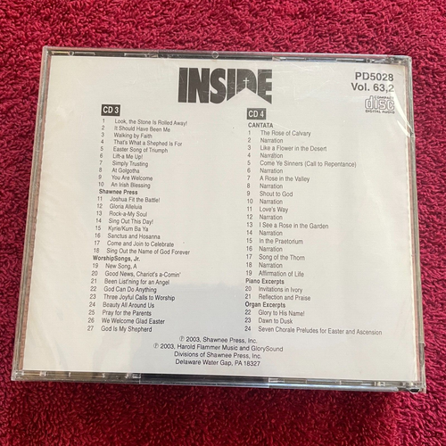 INSIDE VOLUME 63, NO. 79 CD (Religious, Gospel, Inspirational, 2003) 4x ...