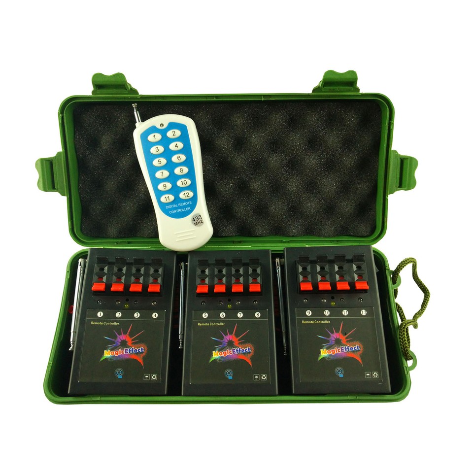 Profession 12 Cue Wireless Fireworks Firing system Remote control | eBay