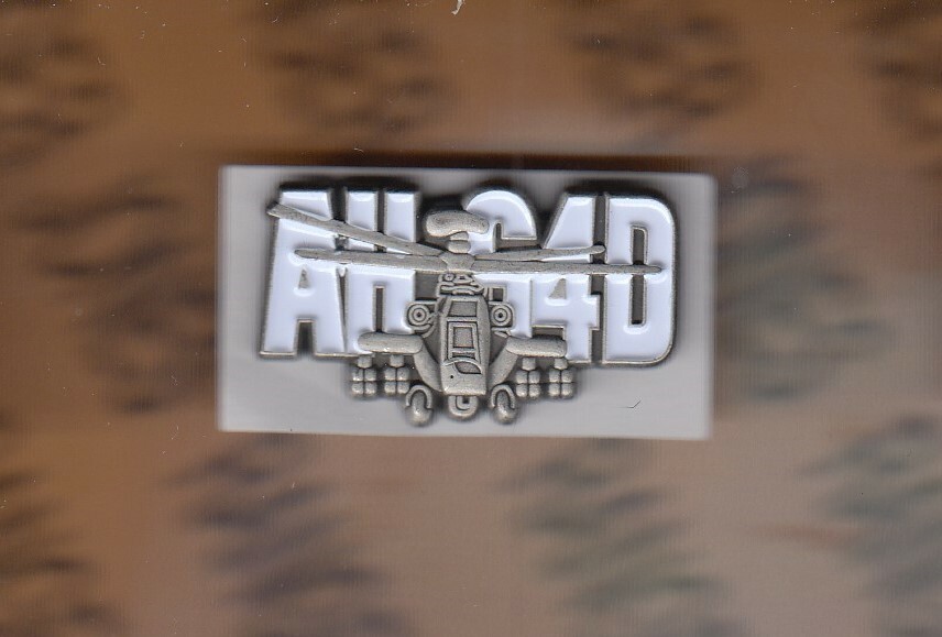 US Army Aviation AH-64D APACHE Attack Flight aviation 1.25" lapel pin ...