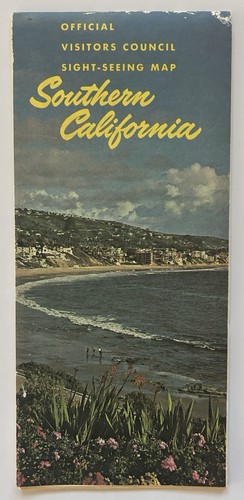 Vintage 1950s Southern California Official Visitors Council Sightseeing ...