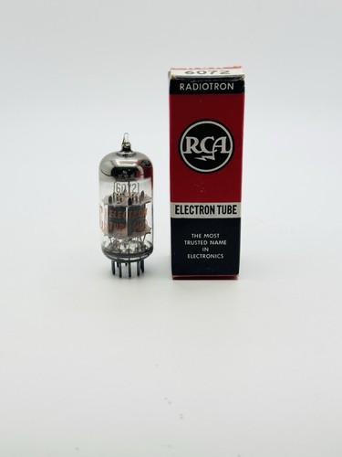 NOS RCA 6072 Without The A Made In The Usa 6072 Black Plated Tube E5 | eBay
