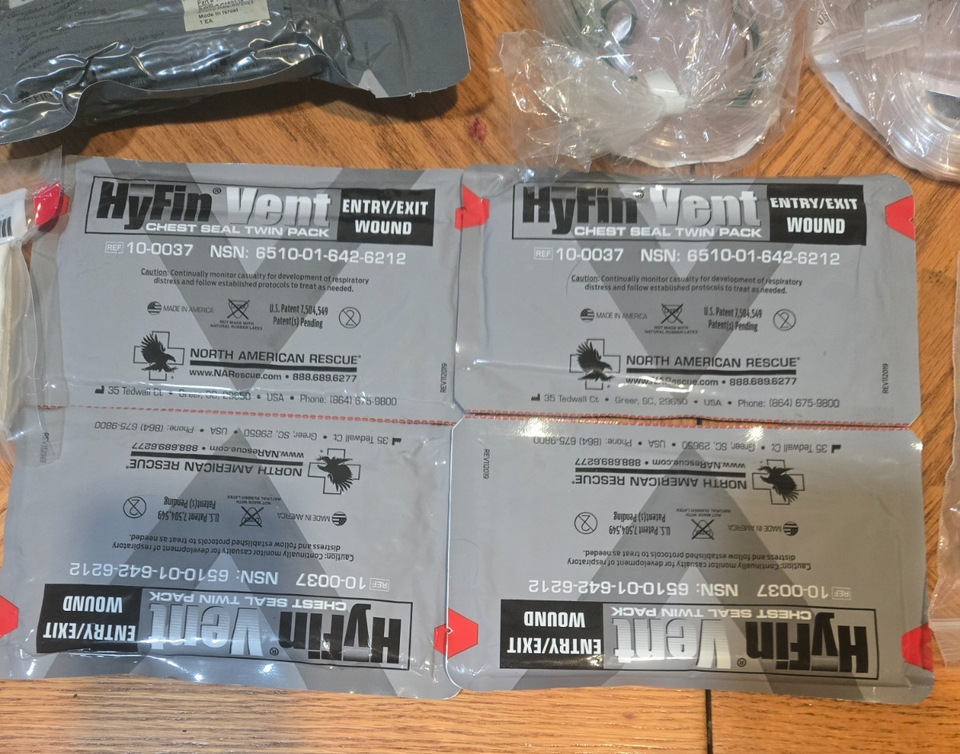 IFAK, Trauma Kit, First Aid, Blow out kit items, 38 items | eBay