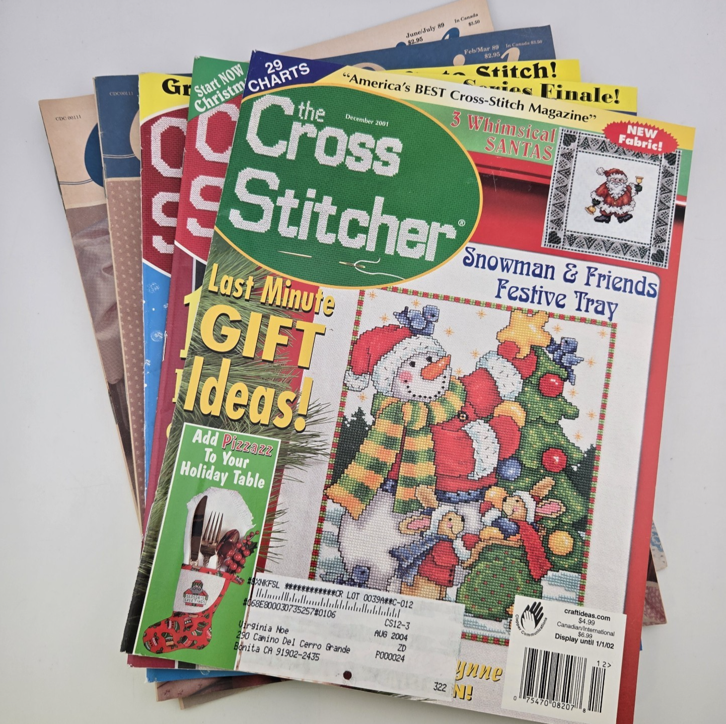 The Cross Stitcher & Cross Quick Magazines Lot of 5 Issues Cross Stitch ...