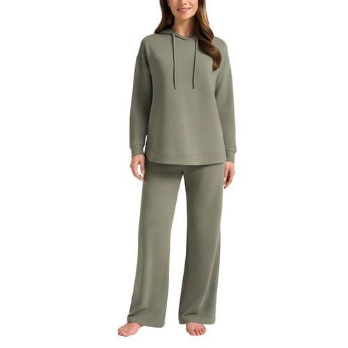 Max Mia Women S Hoodie Lounge Set Green Large New Fast