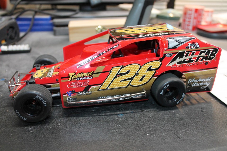 1RC Racing Modified 1/18 Brushless ARTR 2WD Oval Racer w/ Custom Wrap ...