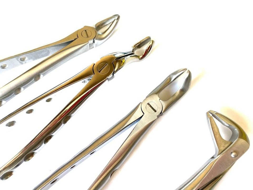 Dental Pediatric Pedo Atraumatic Extraction Forceps Oral Surgery SET OF ...