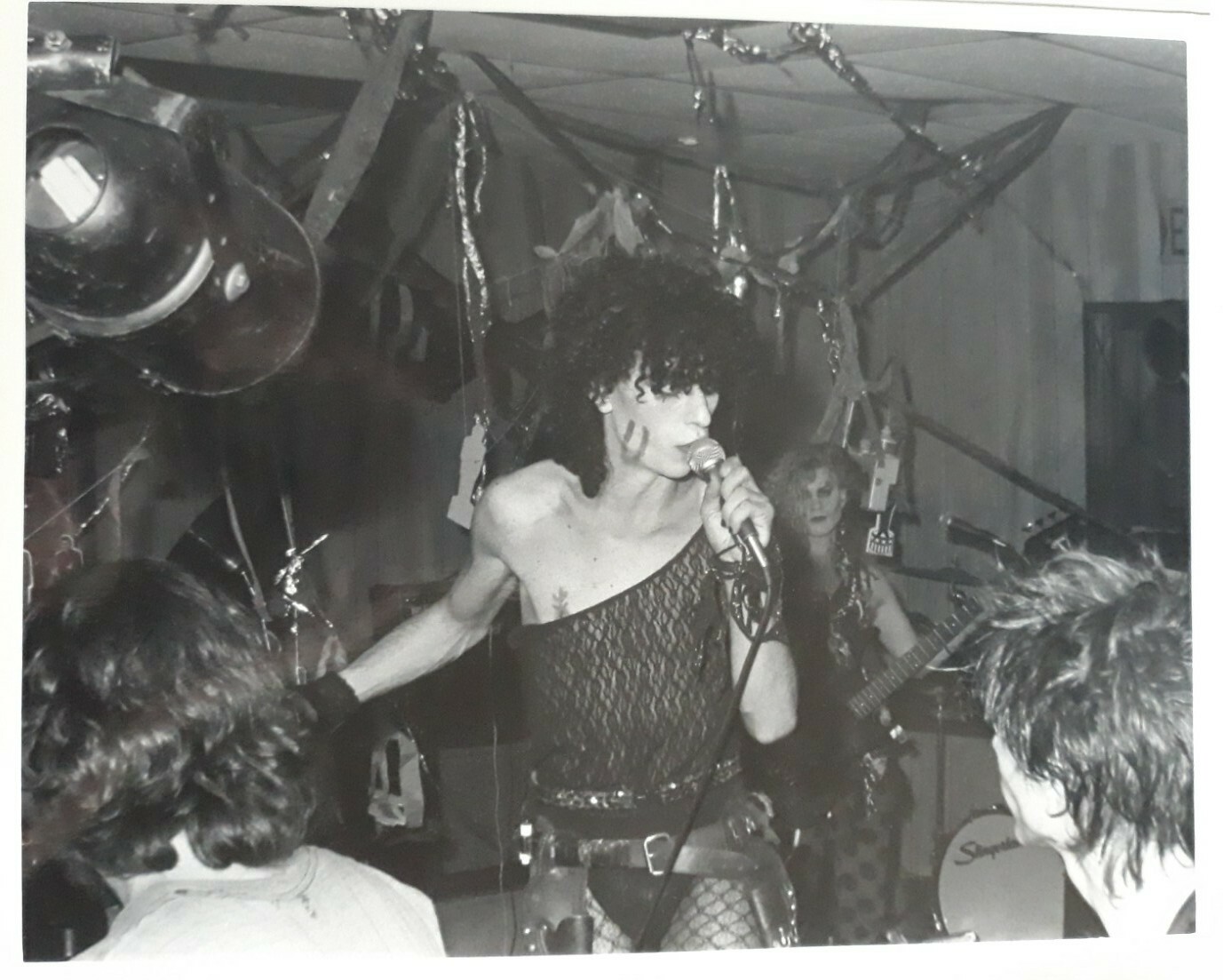 Olli Wisdom Specimen The Band live photo Goth Batcave circa 1985 b+w ...
