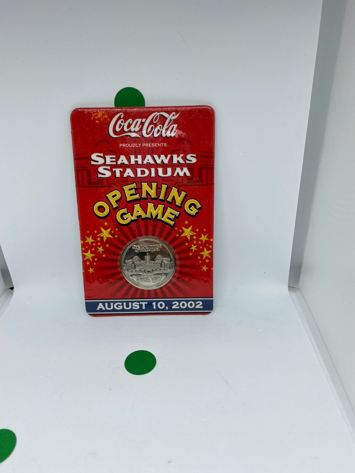 2002 Seattle Seahawks Stadium Opening Game Coin Coca Cola - NFL ...