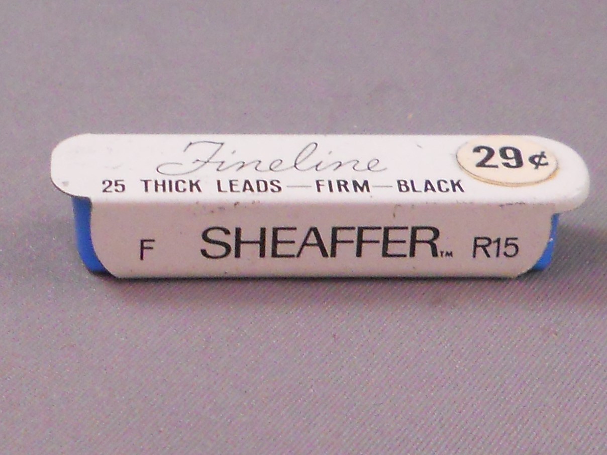 Sheaffer Vintage F Lead- Short thick l.lmm-25 sticks to tube preprice ...