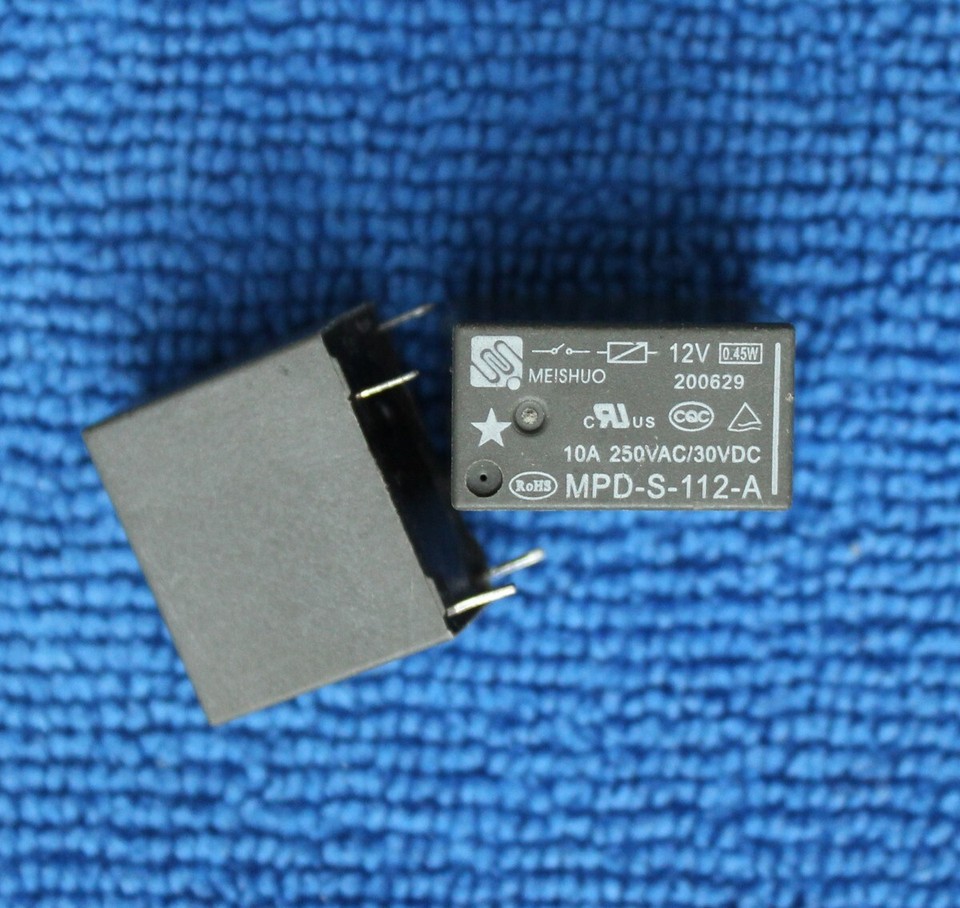 2pcs MPD-S-112-A 12V 10A 4pins Relay | eBay