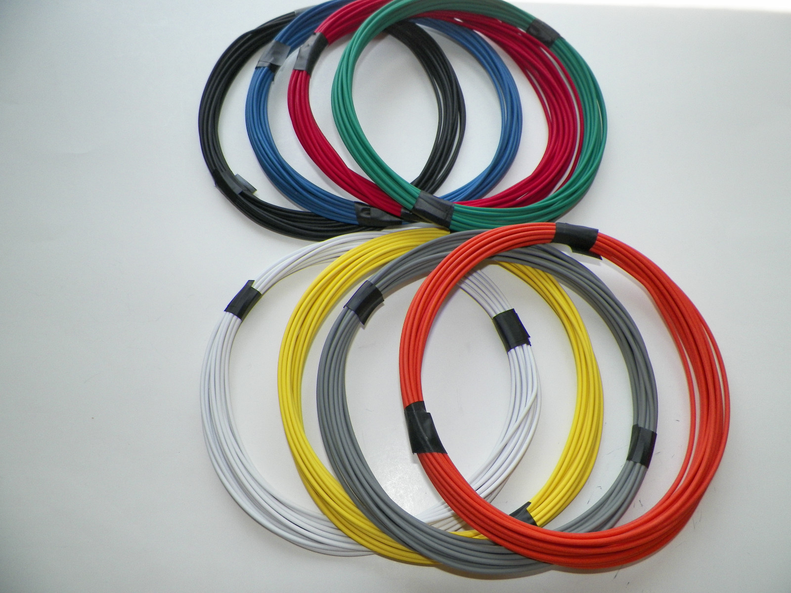 8 AUTOMOTIVE WIRE 12 GAUGE GXL WIRE EIGHT COLORS 25' EACH COLOR ...