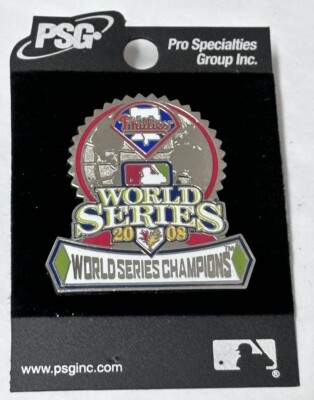 Philadelphia Phillies Pin 2008 World Series Champions Lapel Pin | eBay