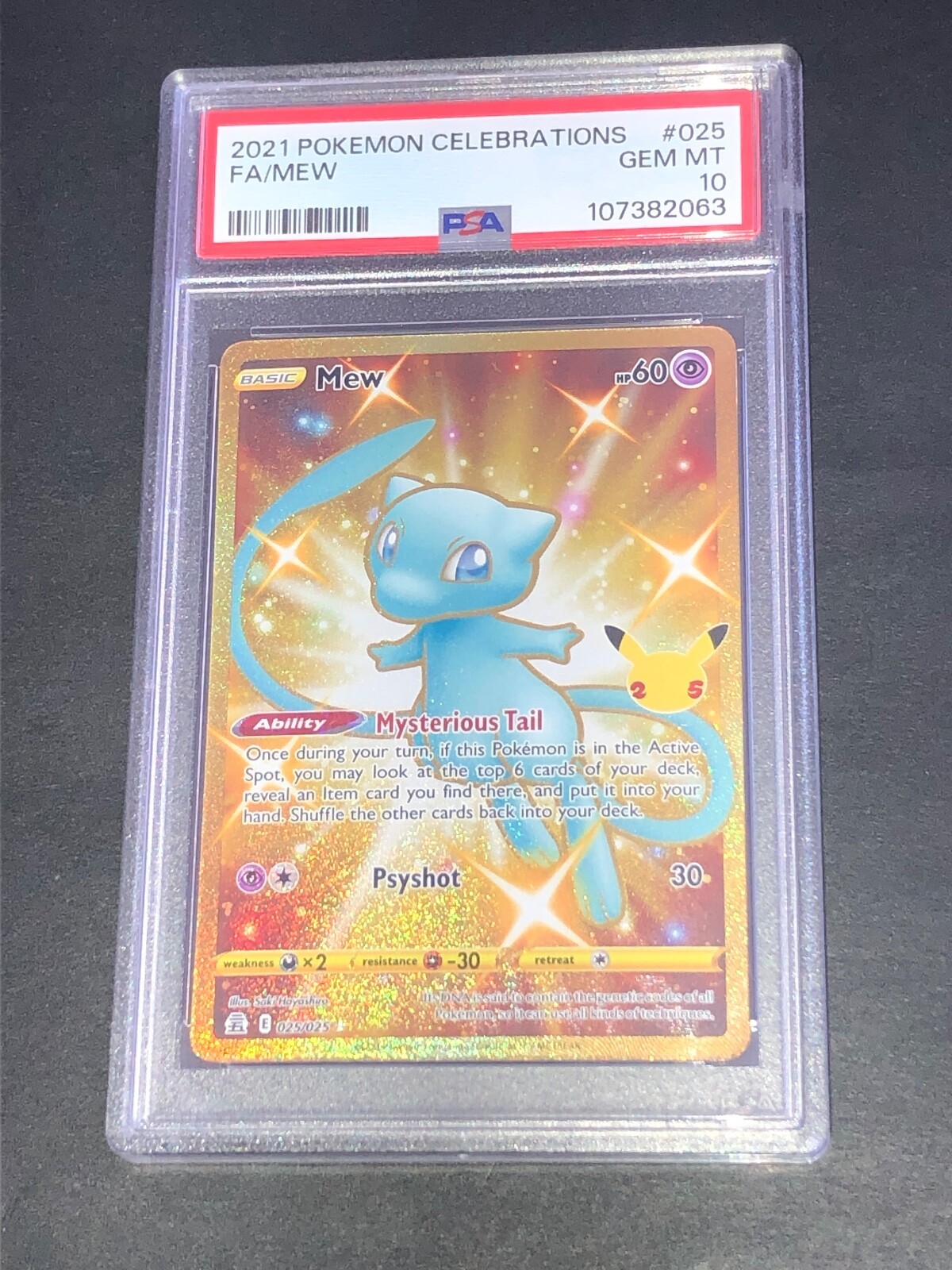 Mew 2021 Celebrations #025/025 Holo (Secret) Price Guide - Sports Card ...