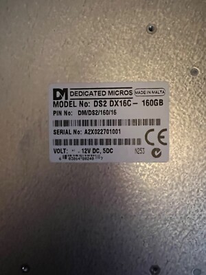 Dedicated Micros DS2 DX16C - 160GB Digital 16 channel DVR Tested ...