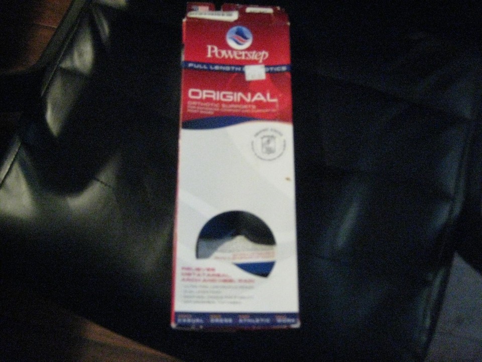 Powerstep ORIGINAL Full Length Orthotic Insoles Two Sizes | eBay