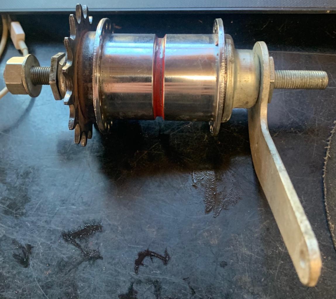 Vintage Schwinn Stingray Bendix RB2 28 Hole Red Band Coaster Brake Hub ...