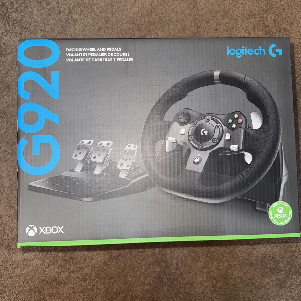Logitech - G920 Driving Force Racing Wheel, Shifter, and Pedals for ...