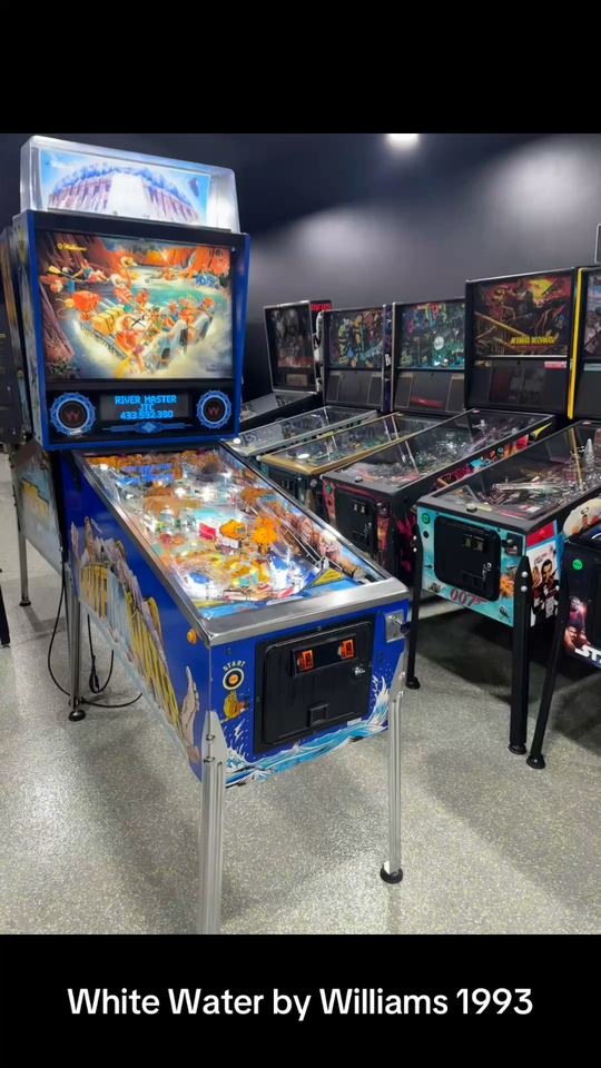 White Water Pinball Machine Williams 1993 Orange County Pinballs Free ...