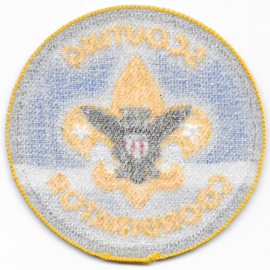 Scouting Coordinator 1976-1989 Plastic Back Position Patch Boy Scouts ...