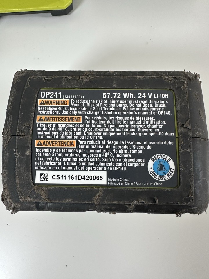 Ryobi 24v Charger And Batteries OP140 OP241 Lithium VHTF *read* | eBay