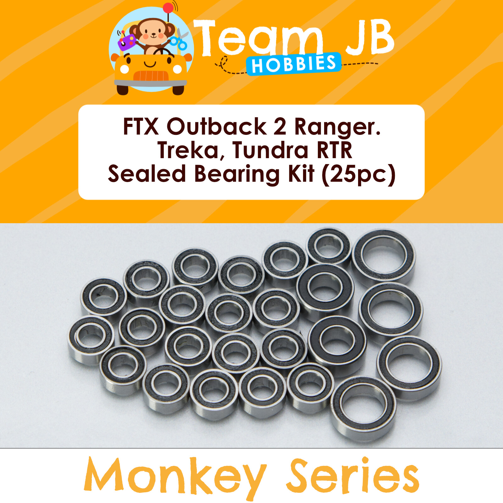 FTX Outback 2 Ranger. Treka, Tundra RTR - 25 Pcs Rubber Sealed Bearings ...