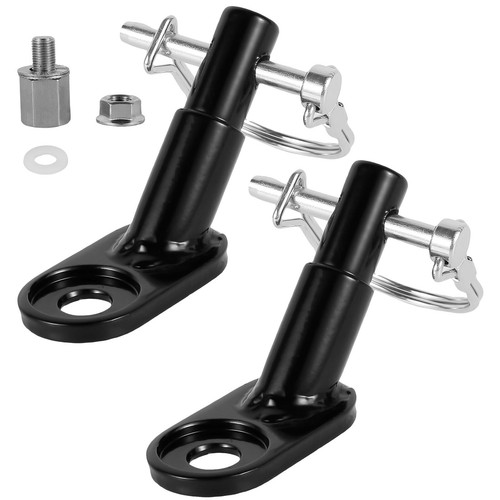 2Pcs Bike Trailer Coupler Stainless Steel Bike Trailer Hitch Connector ...