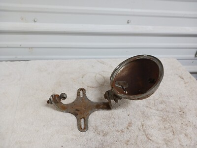 HARLEY PANHEAD SHOVELHEAD VINTAGE CHOPPER DUAL HEADLIGHT MOUNT & BUCKET ...