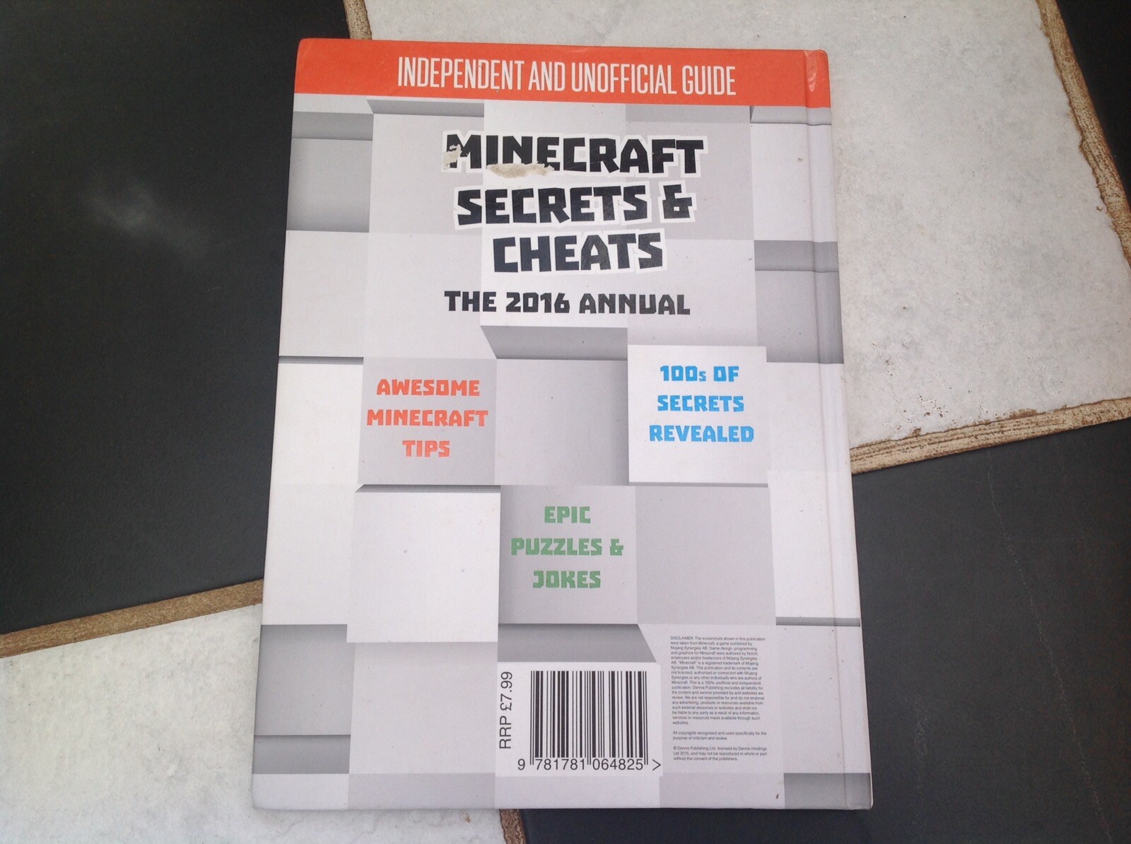 Minecraft Game Book Minecraft Secrets And Cheats The Annual 2016 Mojang ...