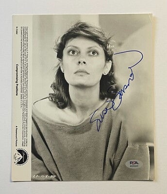 SUSAN SARANDON SIGNED AUTOGRAPHED 8X10 PHOTO THELMA & LOUISE TAMMY PSA ...