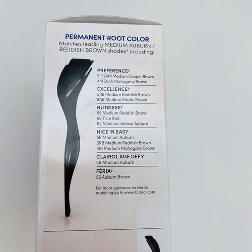 Clairol Root Touch Up Permanent Color #5R Medium Auburn / Reddish Brown ...