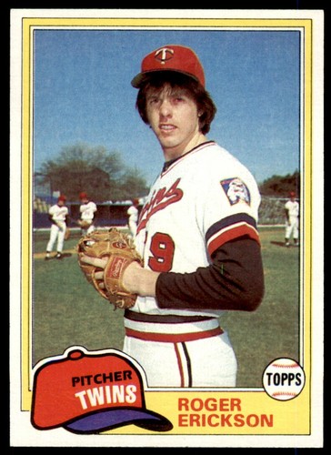 1981 TOPPS ROGER ERICKSON . MINNESOTA TWINS #434 | eBay