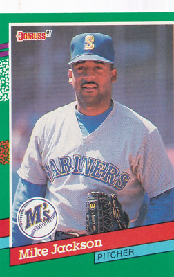 1991 Donruss #676 Mike Jackson MLB Seattle Mariners + (Yes 3 Free ...