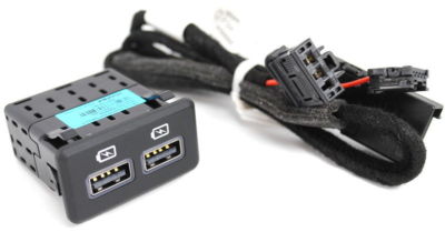 Dual USB Car Charging Point for Rear of Qashqai / X-Trail New Genuine ...