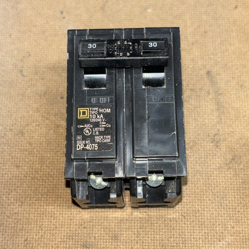 New Square D HOM230 Homeline 2 Pole 30 Amp 120 240V AC Plug In Type HOM ...