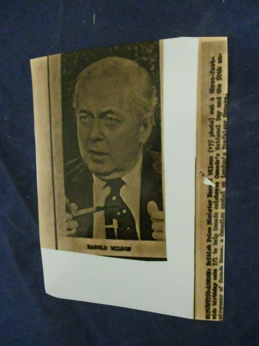 Harold Wilson Pipe Smoking