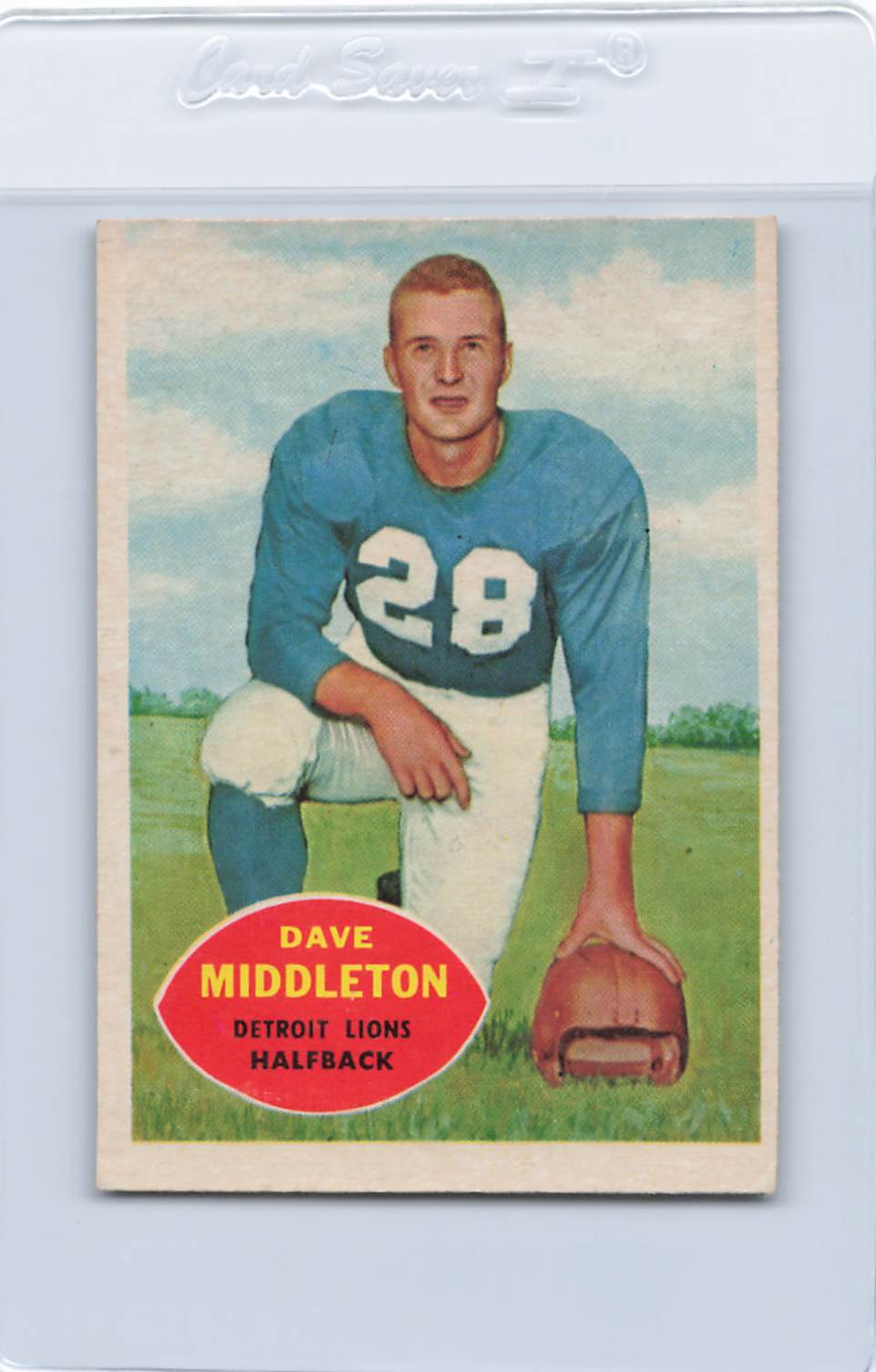 1960 Topps #43 Dave Middleton Lions EX *DA-A445 | eBay