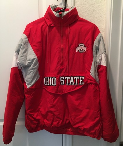 Ohio State University men's pullover jacket with hood size medium | eBay