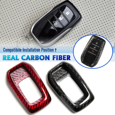 Carbon Key Case Cover For Toyota Land Cruiser 300 200 Series LC200 ...