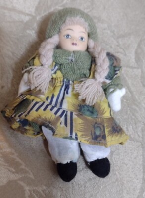 Vintage Porcelain And Sand Doll | eBay