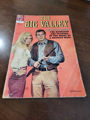 VINTAGE DELL COMICS THE BIG VALLEY #5 OCT 1967 LEE MAJORS LINDA EVANS ...
