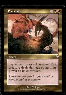 Backlash LP Light Play Invasion MTG [8401] | eBay