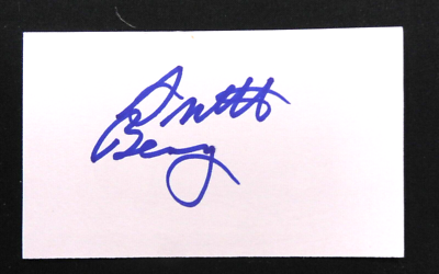 Annette Bening Signed Autograph Index Card i | eBay