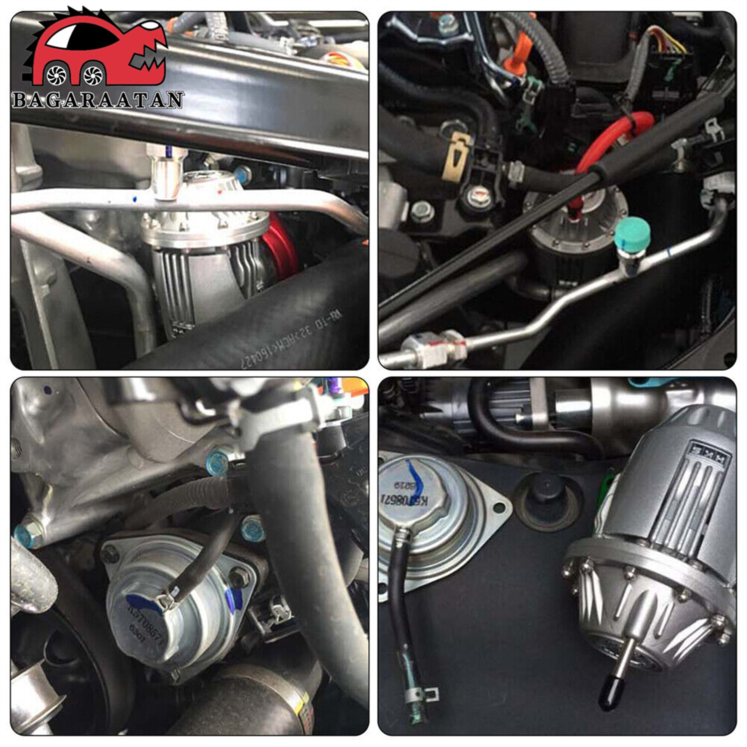Blow Off Valve SSQV BOV W/ Adapter Red For Honda Civic 1.5L Turbo 10th ...