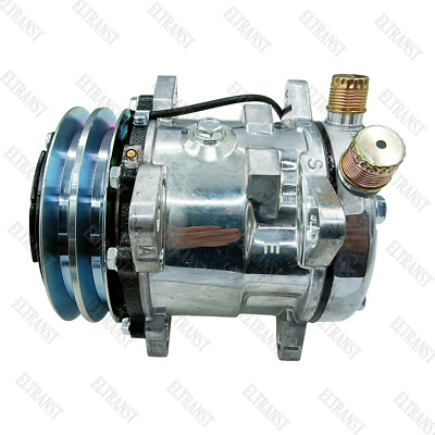 12V Sanden SD5H09 A/C Compressor 345-4547 for Caterpillar 259D 279D ...