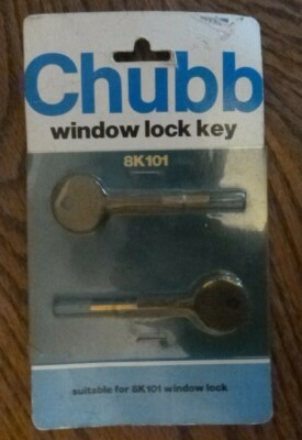Chubb Window Lock Key 8K101 NEW | eBay