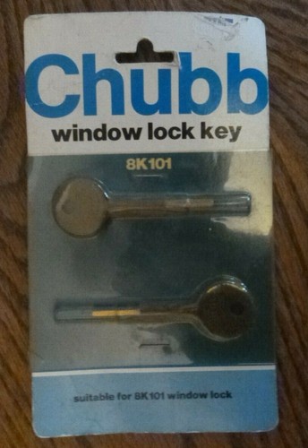 Chubb Window Lock Key 8K101 NEW | eBay
