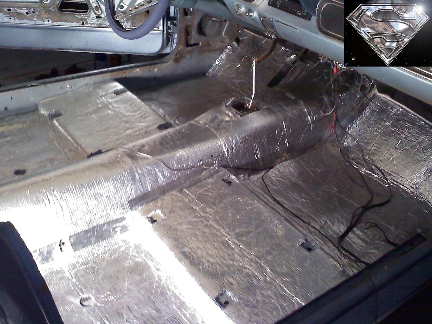 1200 sqft Vehicle Car Insulation Heat Sound Deadener Thermal Automotive ...