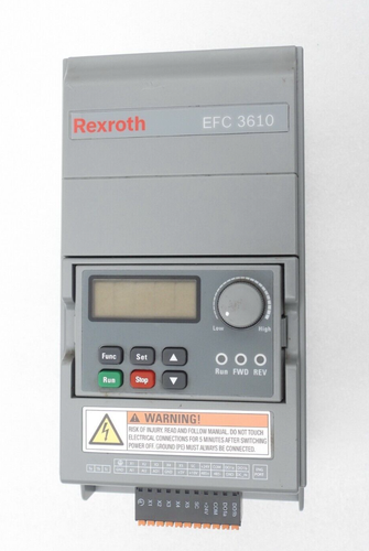 REXROTH EFC3610 FREQUENCY CONVERTER EFC 3610-1K50-3P4-MDA-7P 380-480VAC ...