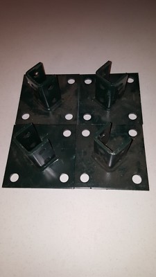 Lot (4) B-Line B280GRN Post Base Strut Slotted Angle Tube Unistrut ...